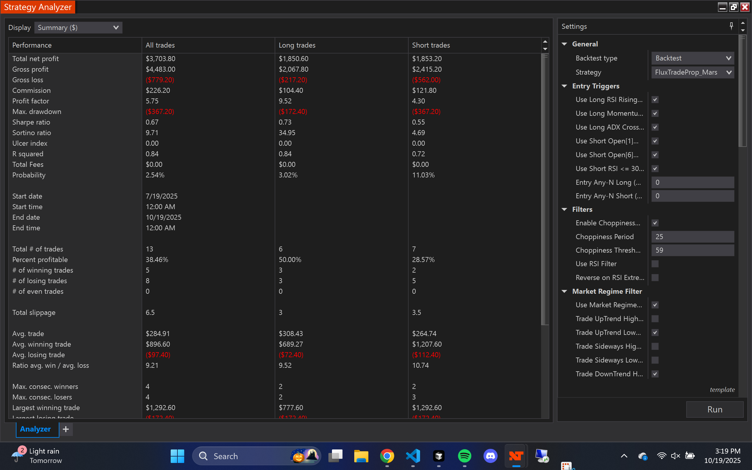 FluxTrade - Trading System